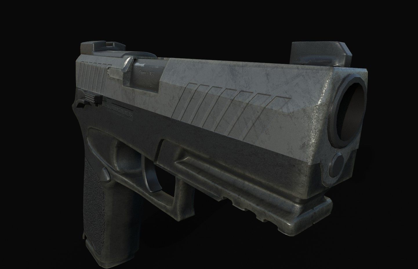 Pistol Sig M18 free VR / AR / low-poly 3D model | CGTrader
