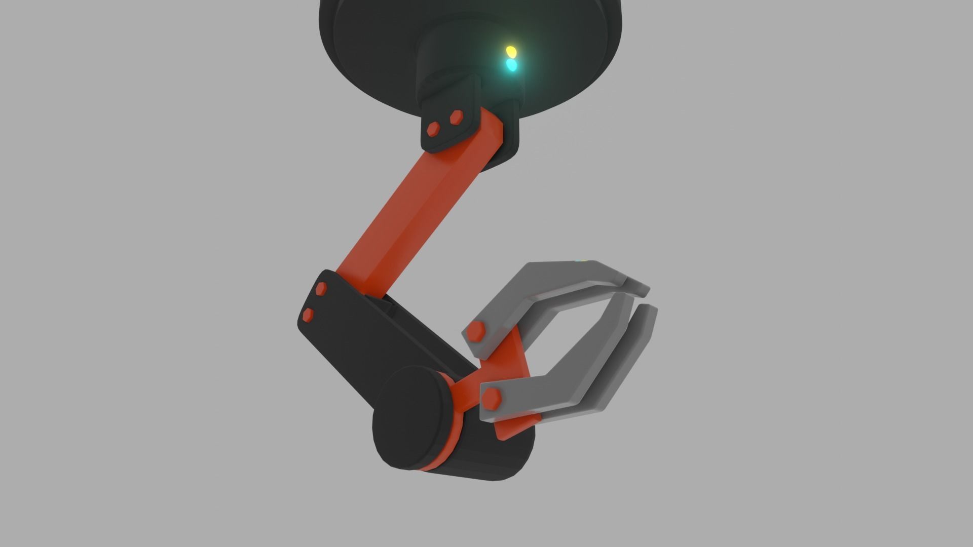 robot arm simple rigged free 3D model rigged | CGTrader