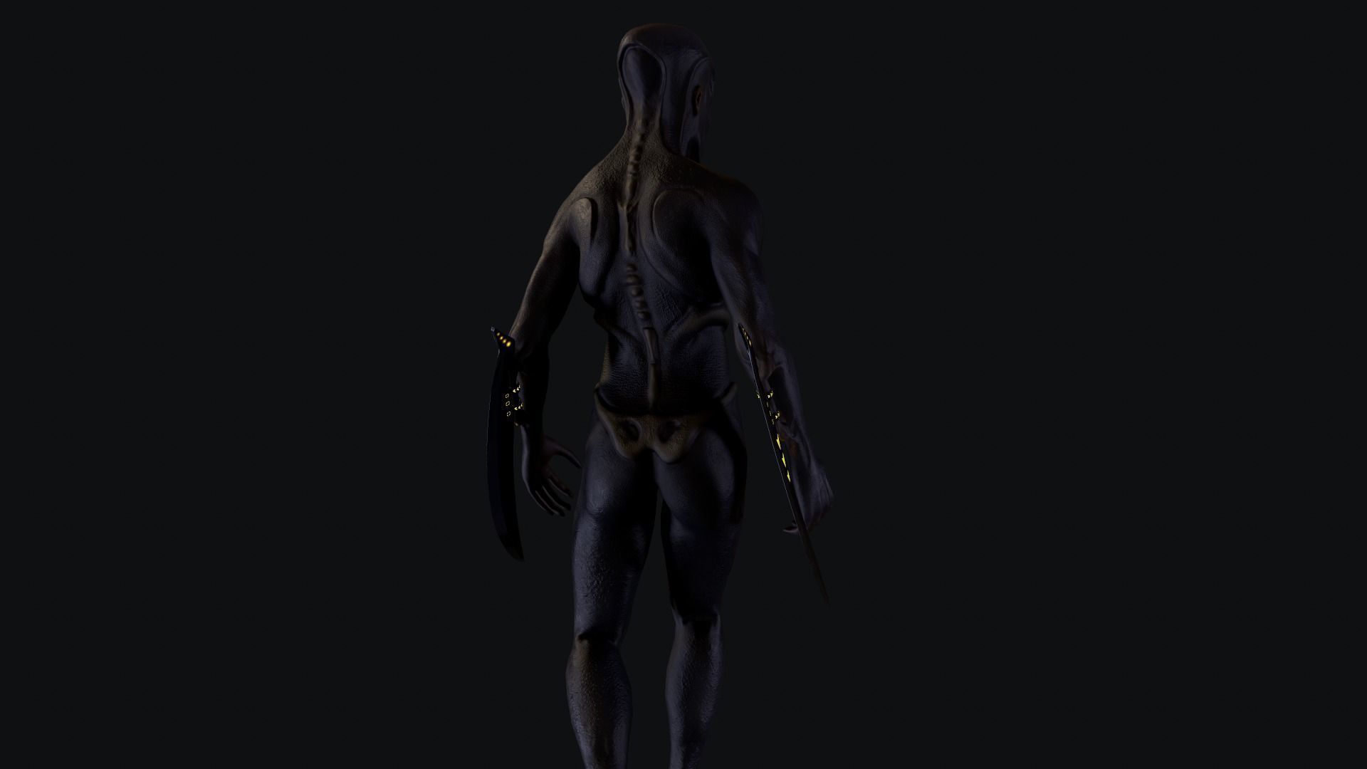 3D model Alien Assassin VR / AR / low-poly rigged animated | CGTrader