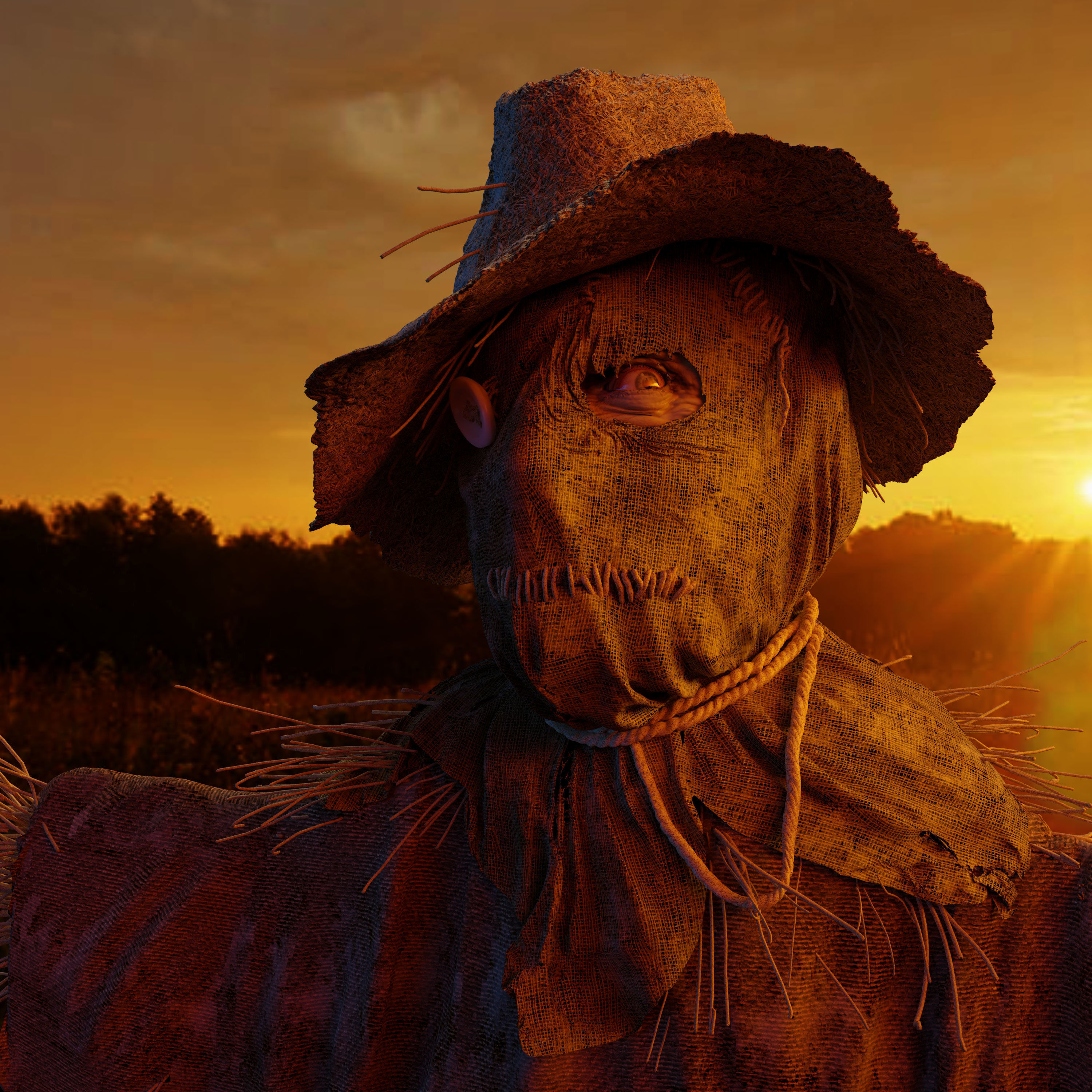 SCARECROW 3D model | CGTrader
