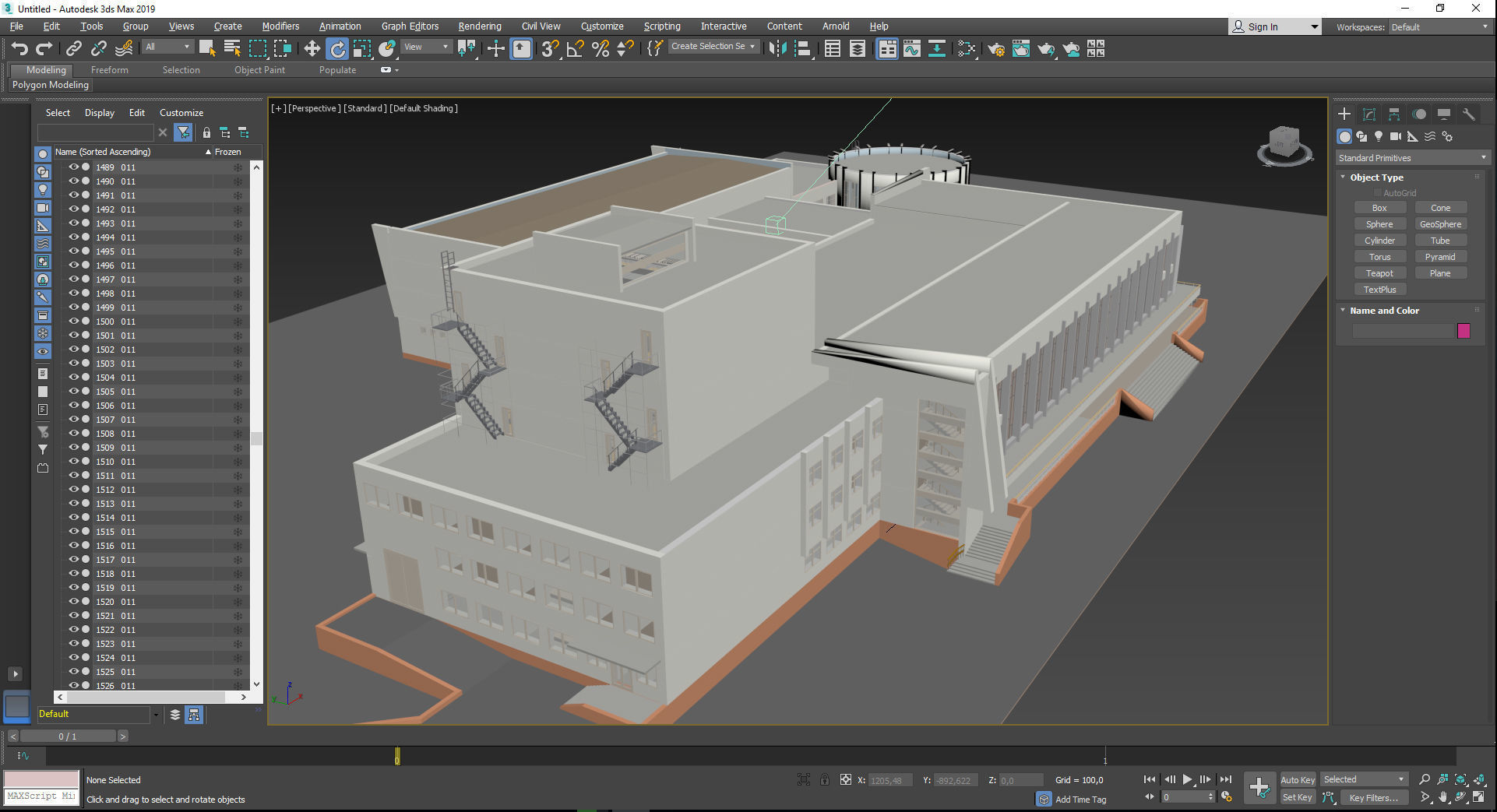Palace of Culture Energetic Pripyat Chernobyl 3D model | CGTrader