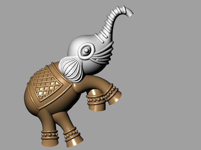 elephant hati 3D model 3D printable | CGTrader