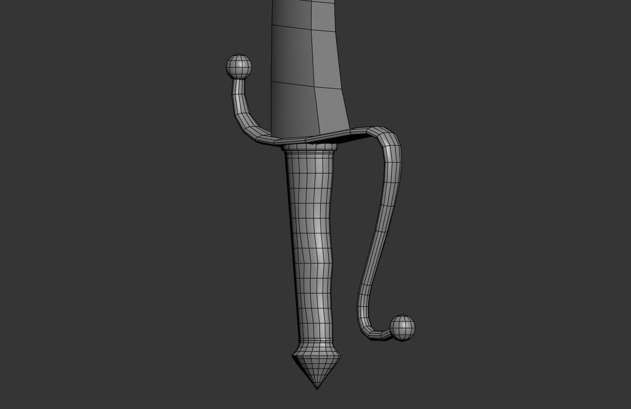 3D model Cursed Blade VR / AR / low-poly | CGTrader