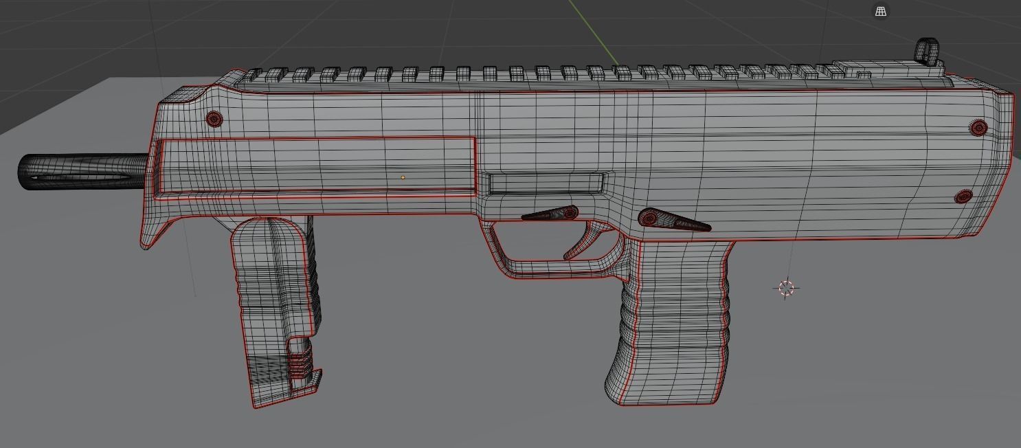 Submachine gun Model free 3D model | CGTrader