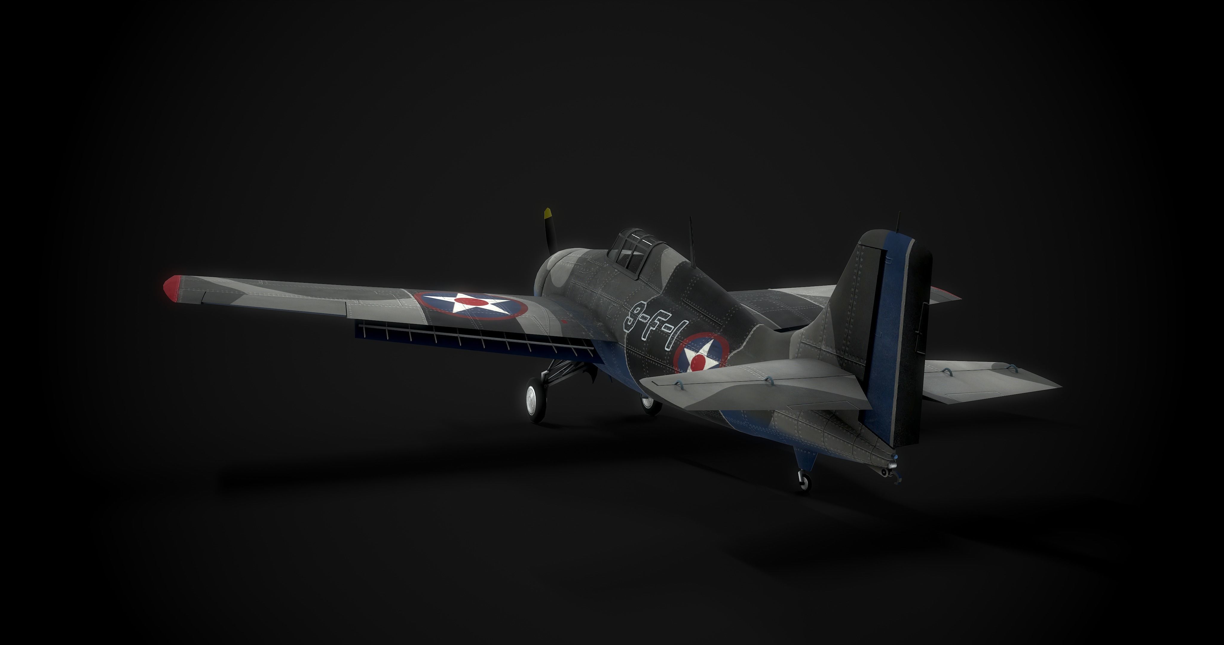 WW2 Grumman F4F Wildcat 3D model | CGTrader