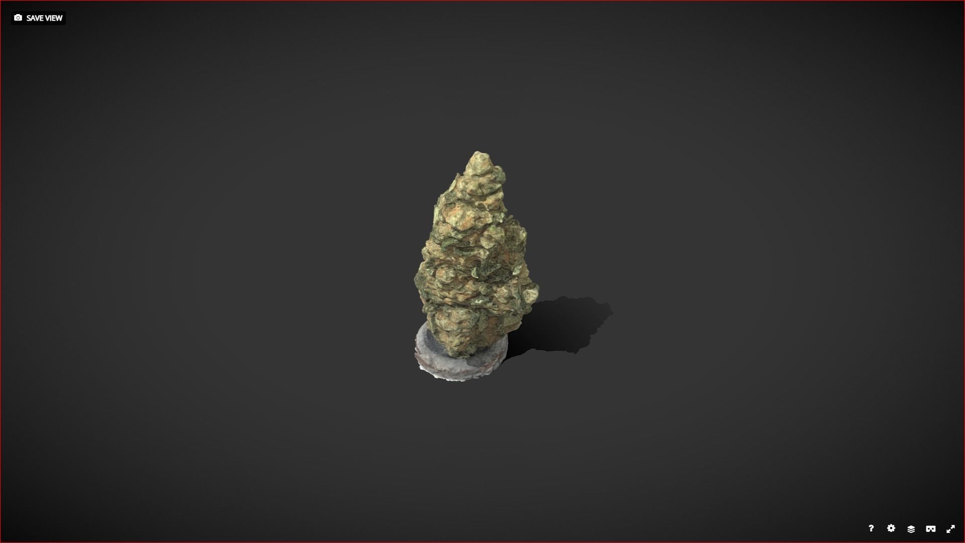 Cannabis Weed Bud Scan 3D model | CGTrader