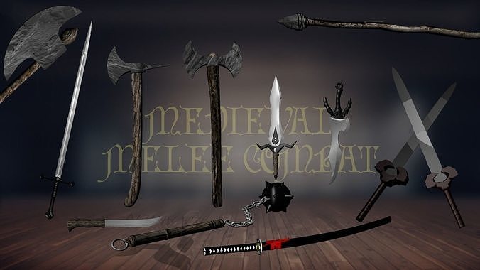 Medieval Melee Collection 3D model | CGTrader