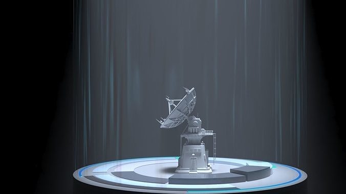 Radar rotation display 3D model | CGTrader