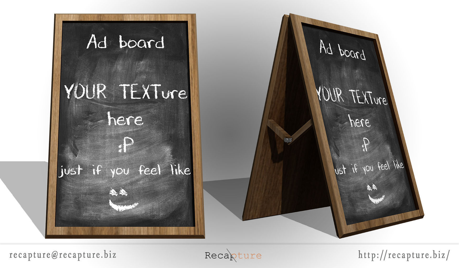 3D model Ad Board VR / AR / low-poly | CGTrader