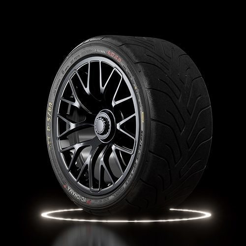 Yokohama Advan A048 After Track 3D model | CGTrader