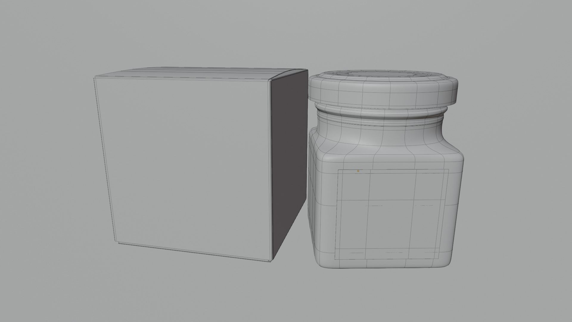 3D model Jar packaging VR / AR / low-poly | CGTrader