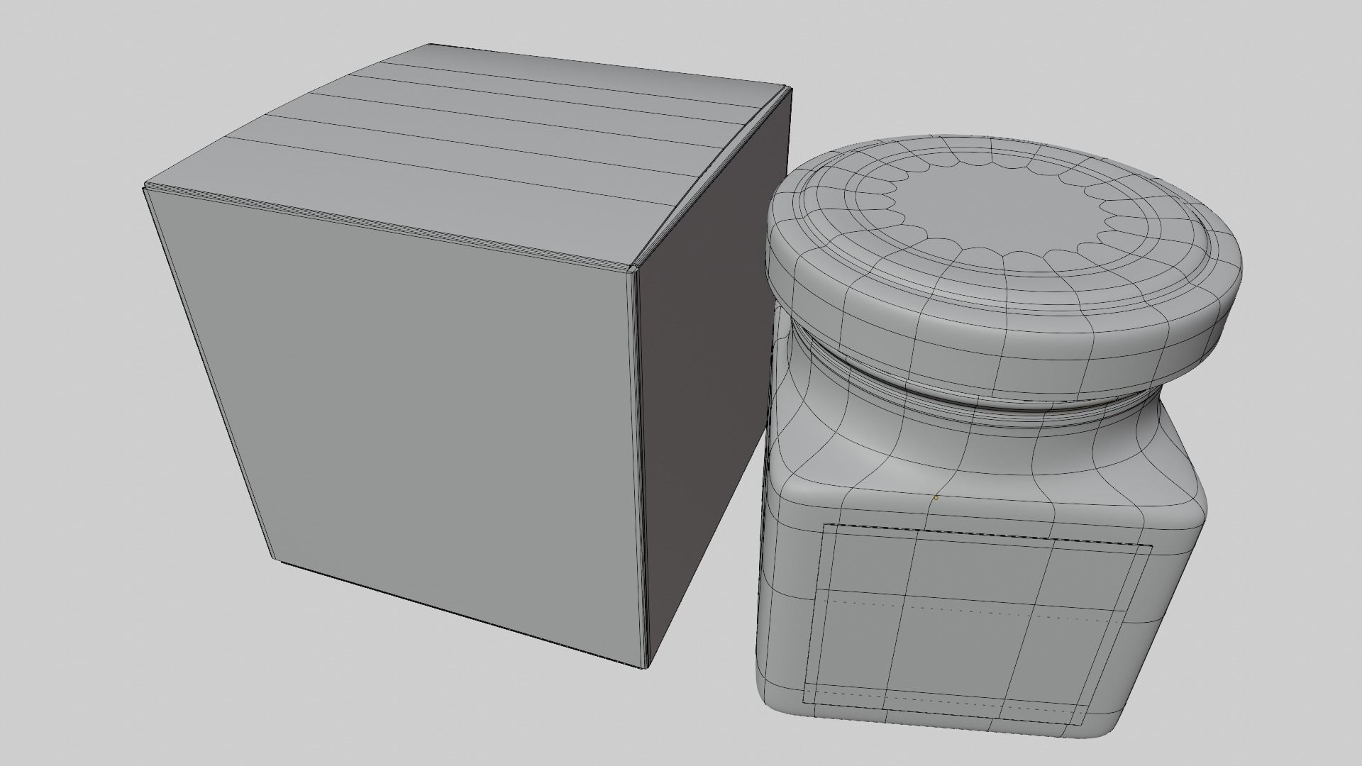 3D model Jar packaging VR / AR / low-poly | CGTrader