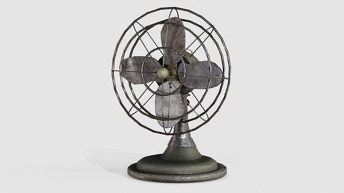 3D model WW2 military Desk Fan VR / AR / low-poly | CGTrader