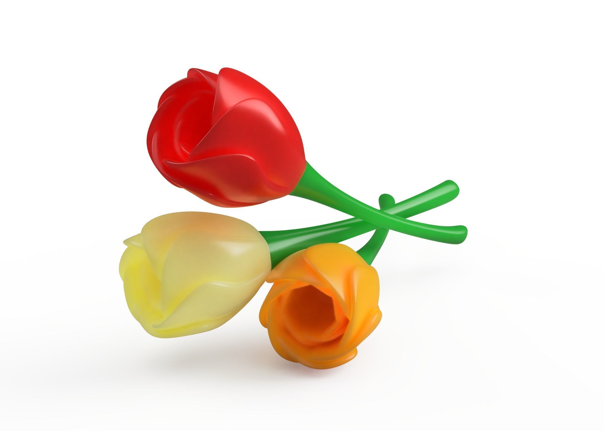 Tulip flower 3D model 3D printable | CGTrader