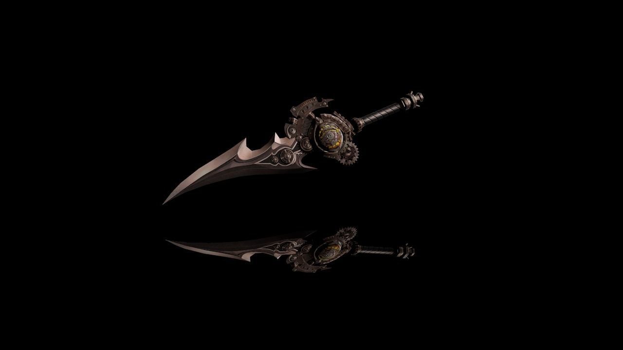 Steampunk Dagger 3D model | CGTrader