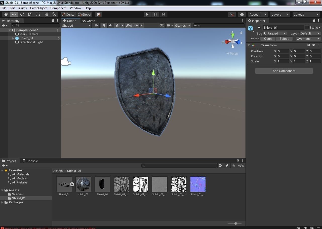 Shield 01 free VR / AR / low-poly 3D model | CGTrader