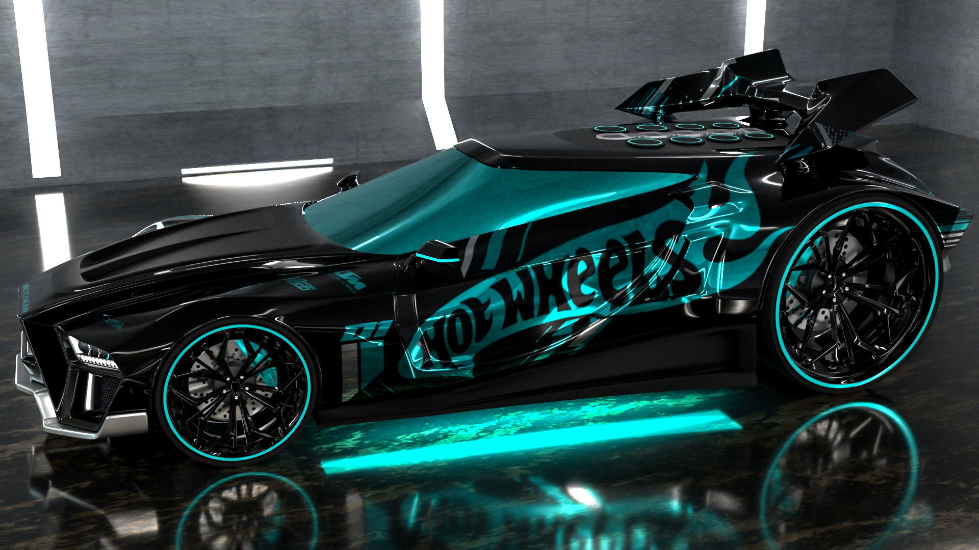 HotWheel Car Chicane in detail Real Life Model 3D model | CGTrader