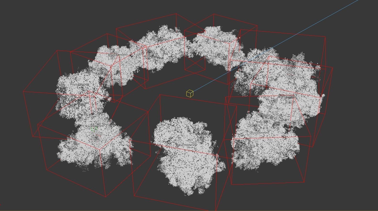Clouds 3d voxel grid 3D model | CGTrader