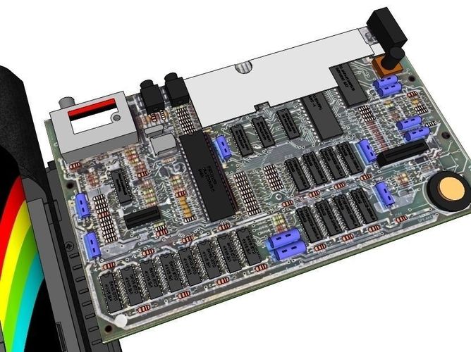 ZX Spectrum 48K 3D Model 3D printable 3DS | CGTrader.com