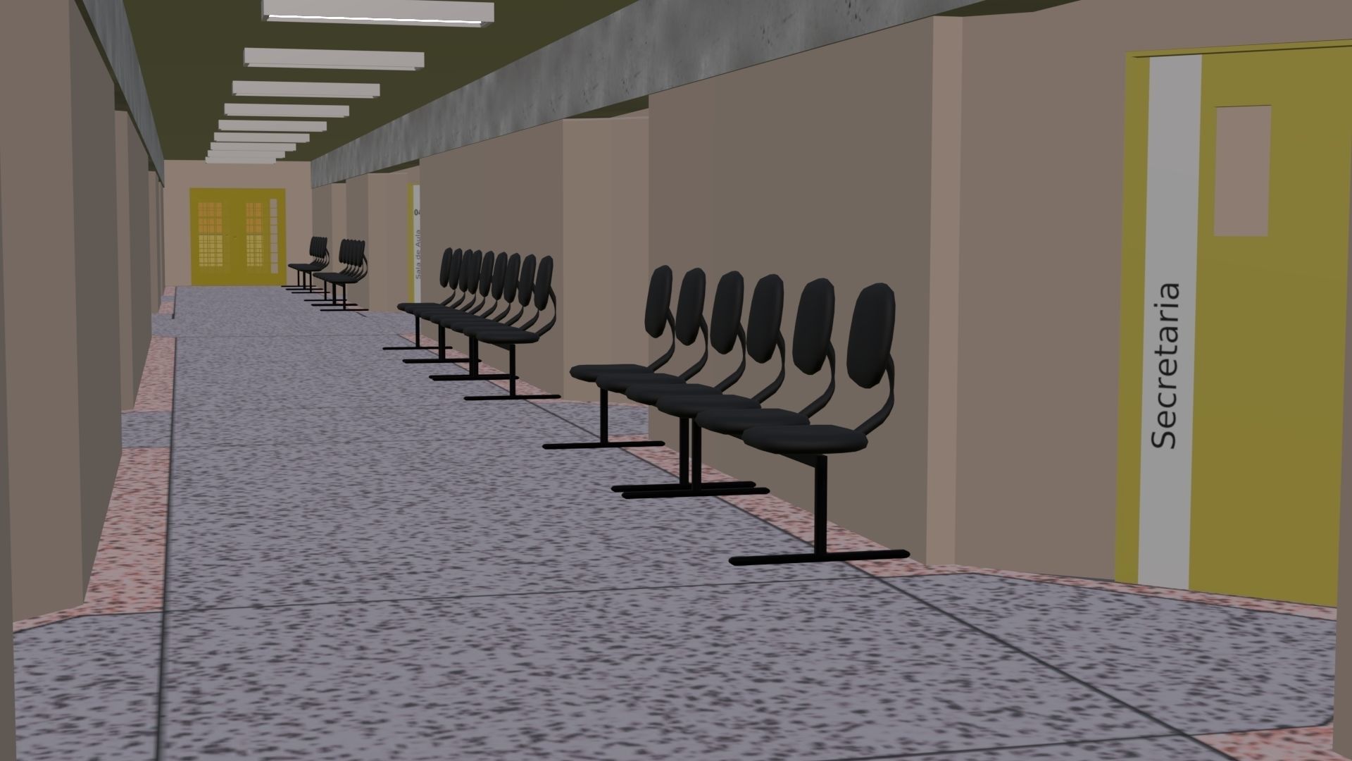 College Building free 3D model | CGTrader