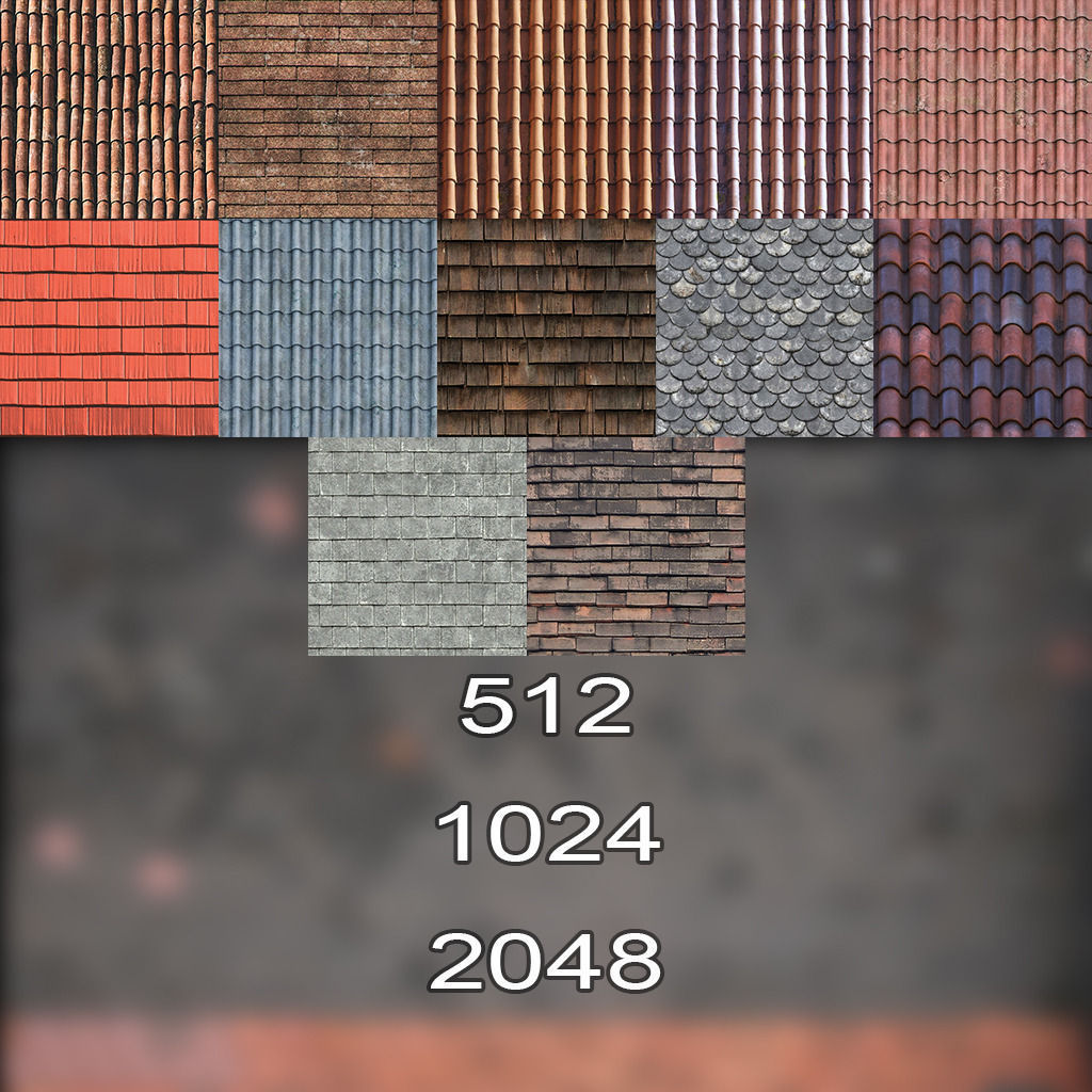 HD Roof Textures Texture | CGTrader