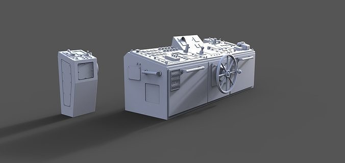 Control station 3D model 3D printable | CGTrader