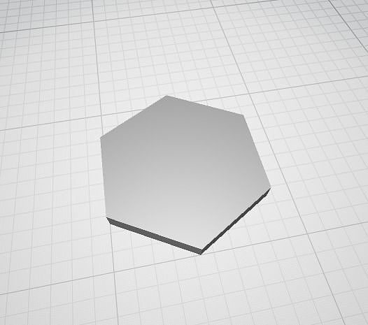 Hexagon Shape 3d