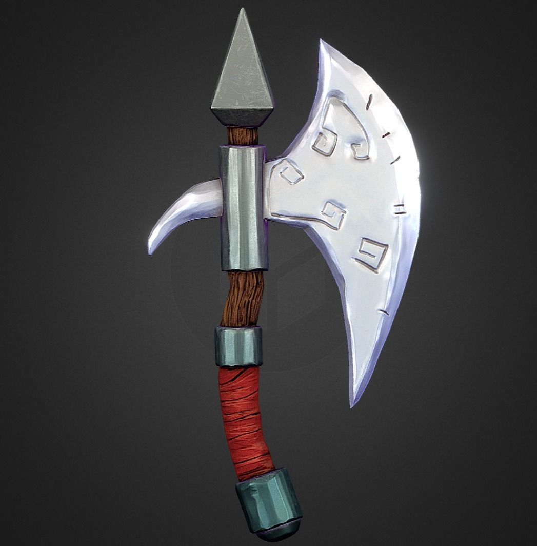chopping 3D model realtime Stylized Axe | CGTrader