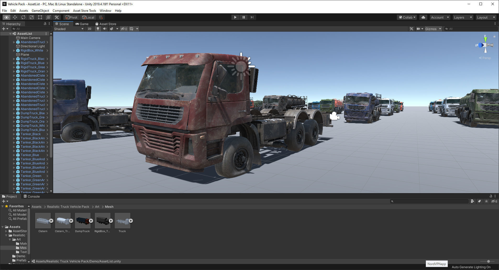 3D model Truck Vehicle Pack Unity VR / AR / low-poly | CGTrader