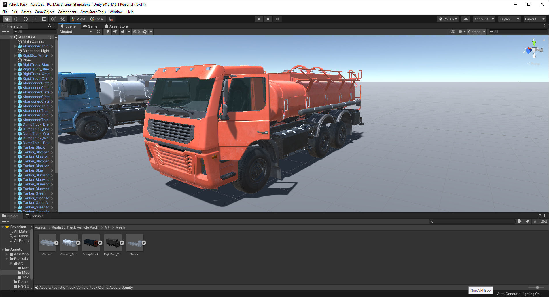 3D model Truck Vehicle Pack Unity VR / AR / low-poly | CGTrader