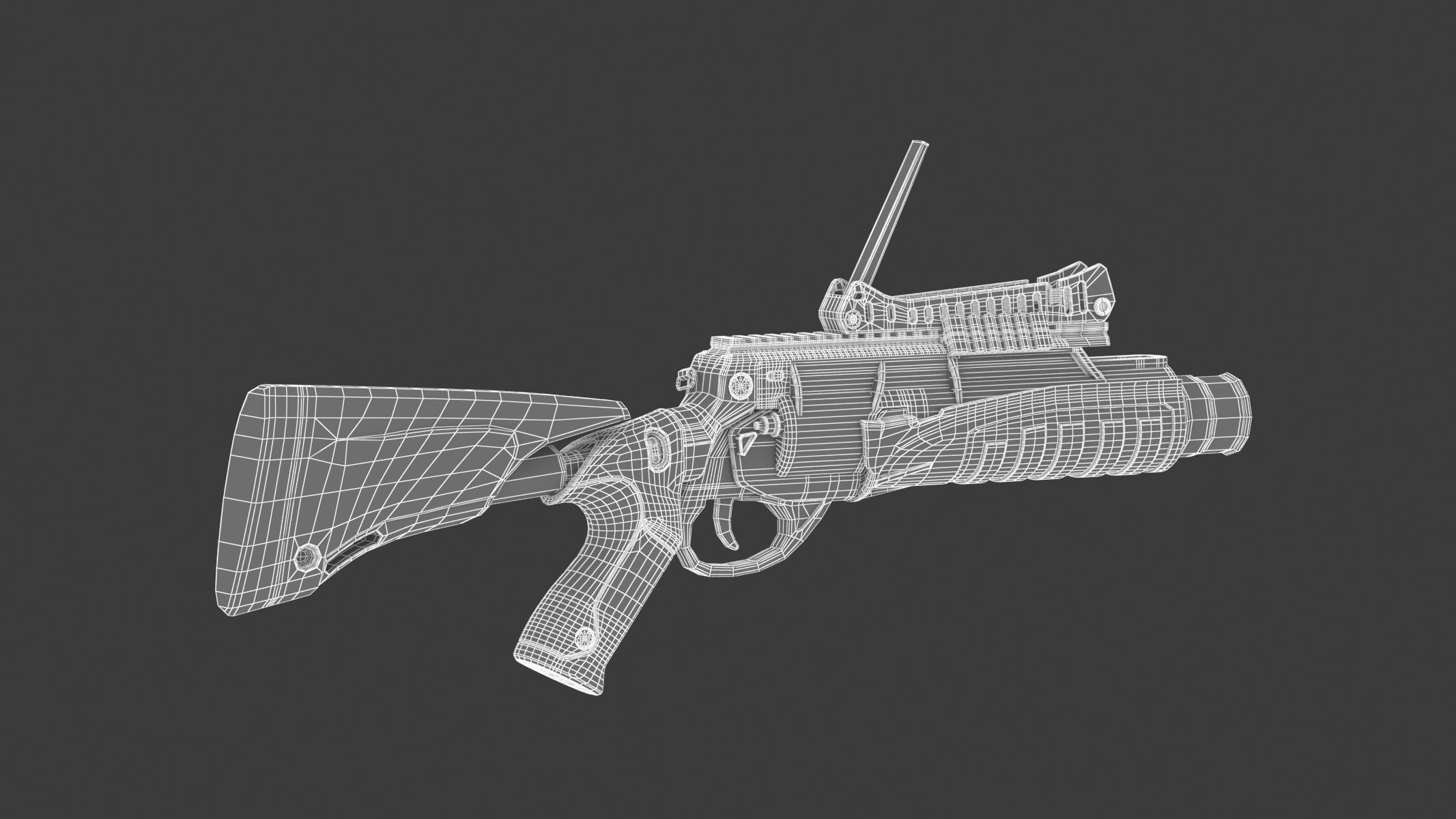 Beretta GLX 160 Grenade Launcher 3D model | CGTrader