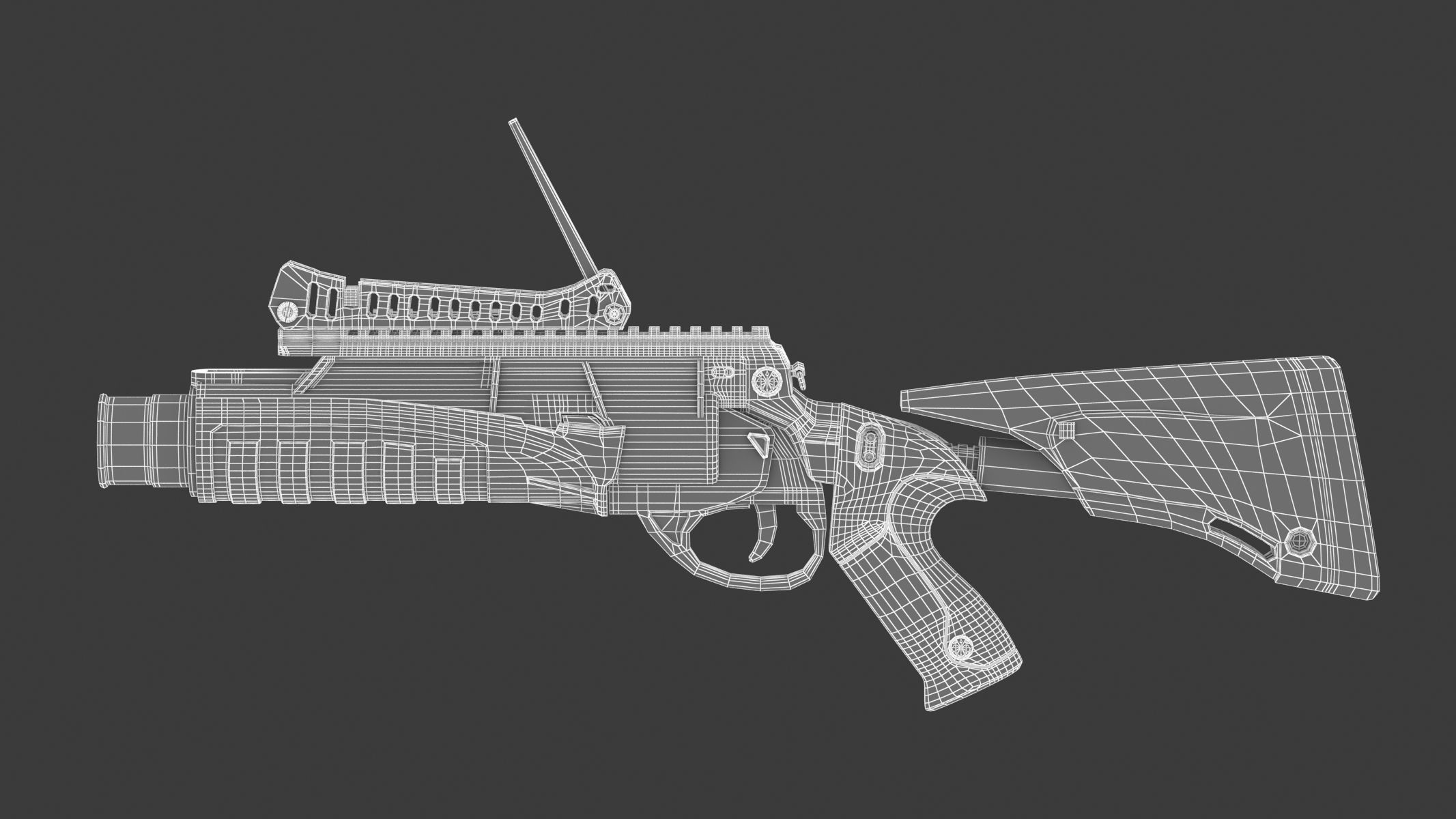 Beretta GLX 160 Grenade Launcher 3D model | CGTrader