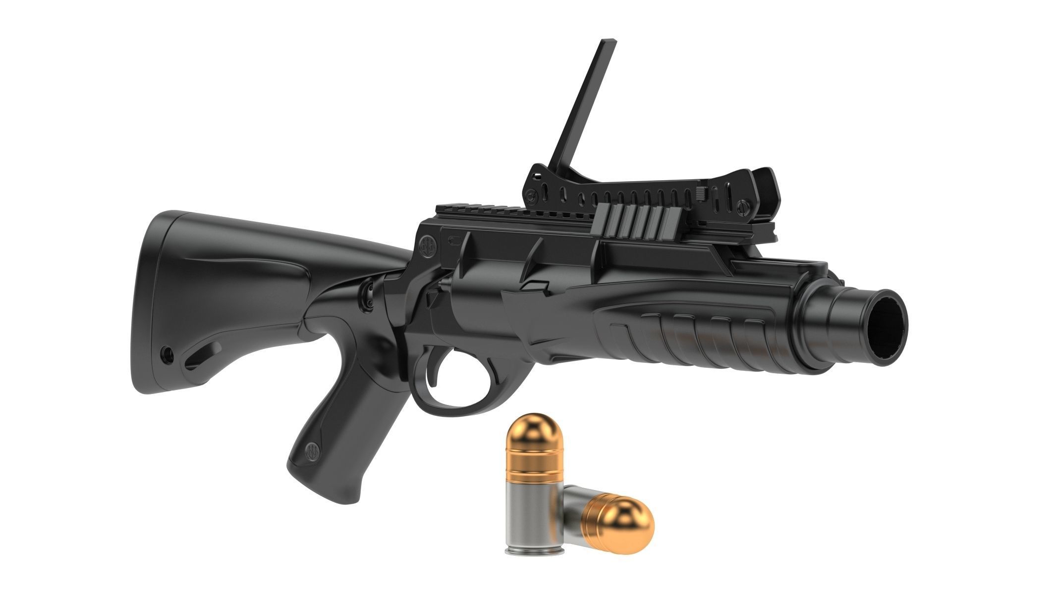 Beretta GLX 160 Grenade Launcher 3D model | CGTrader