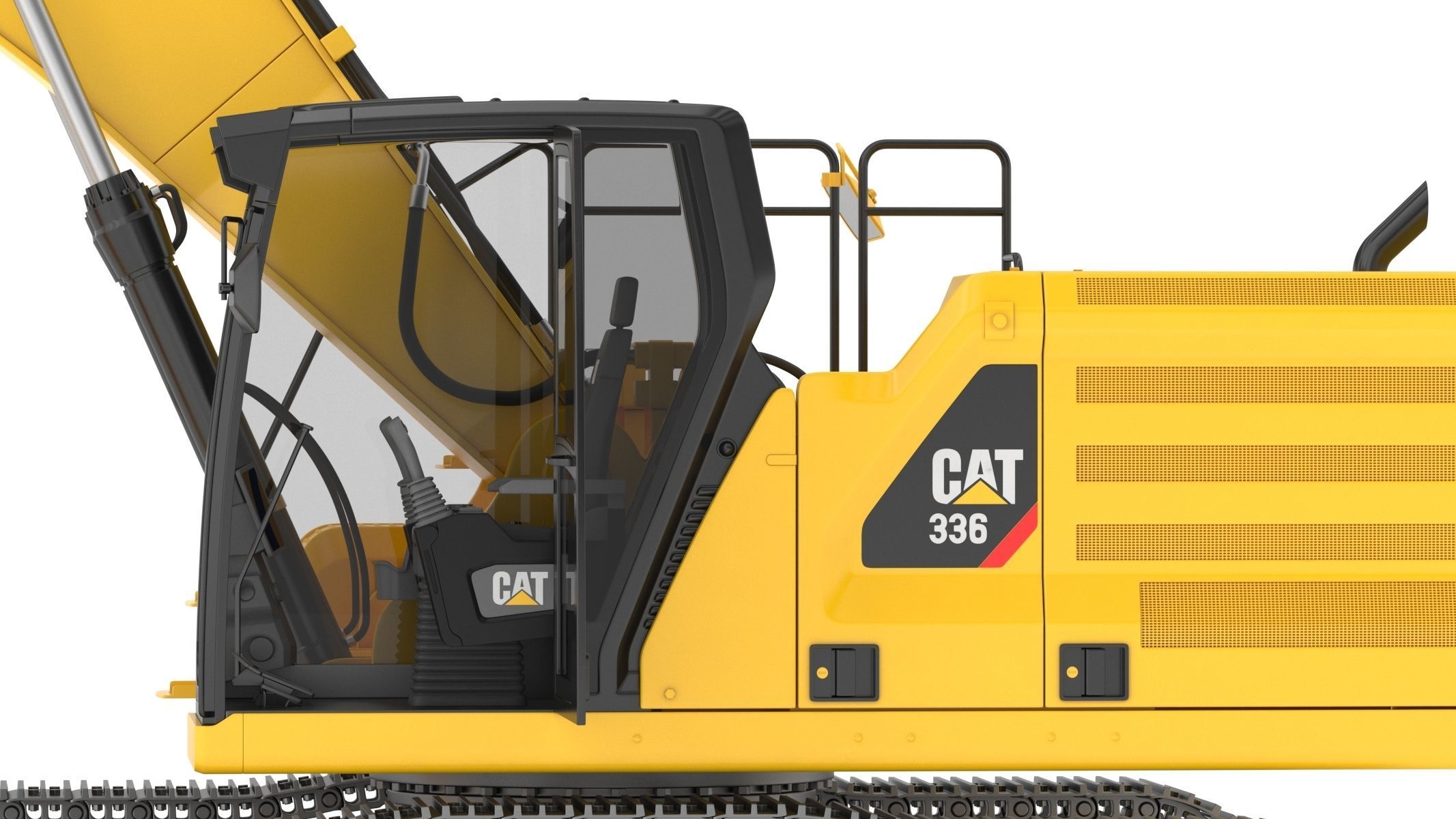 Cat 336 Excavator 3D model | CGTrader