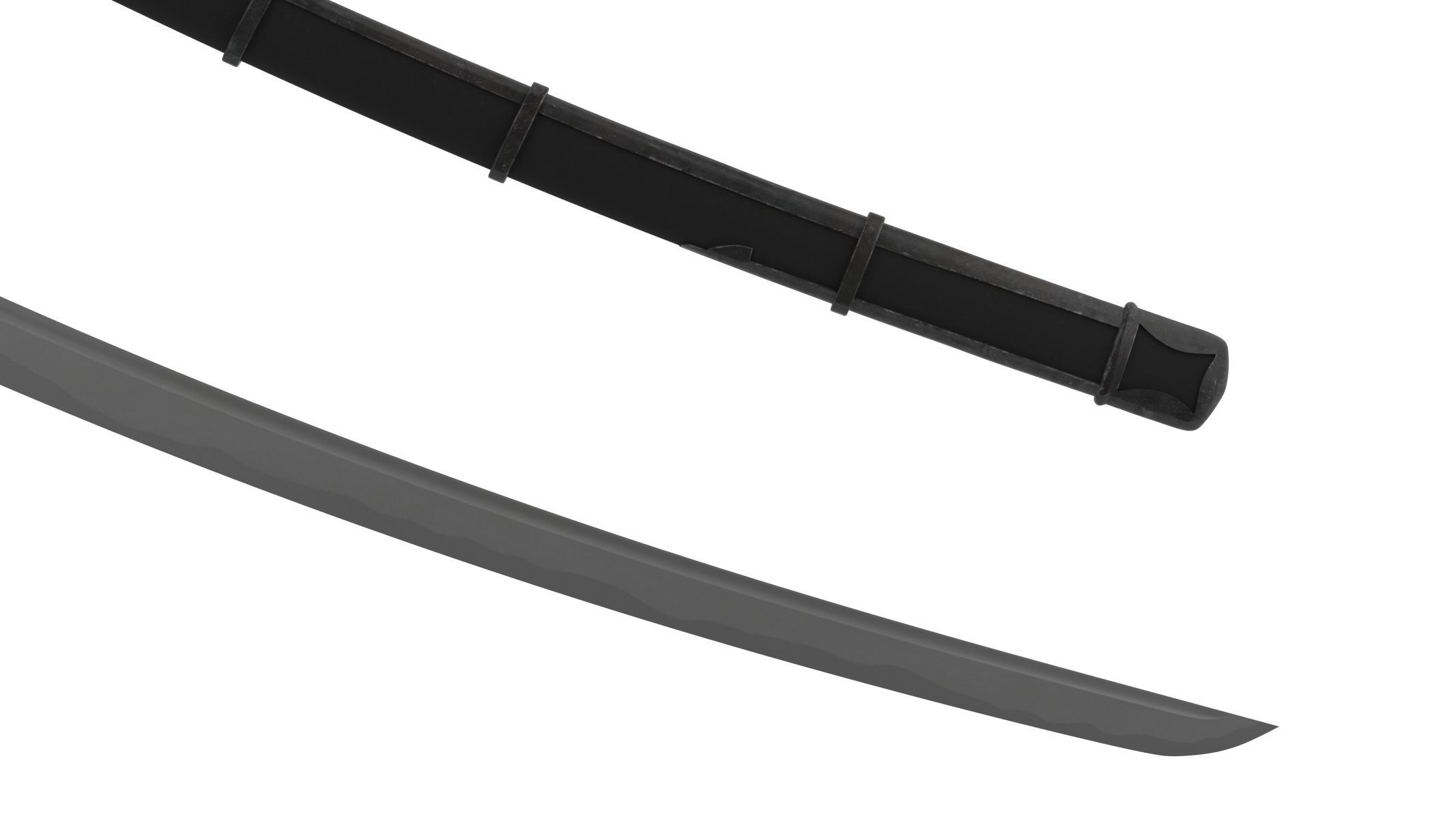 Long Odachi Sword 3D model | CGTrader