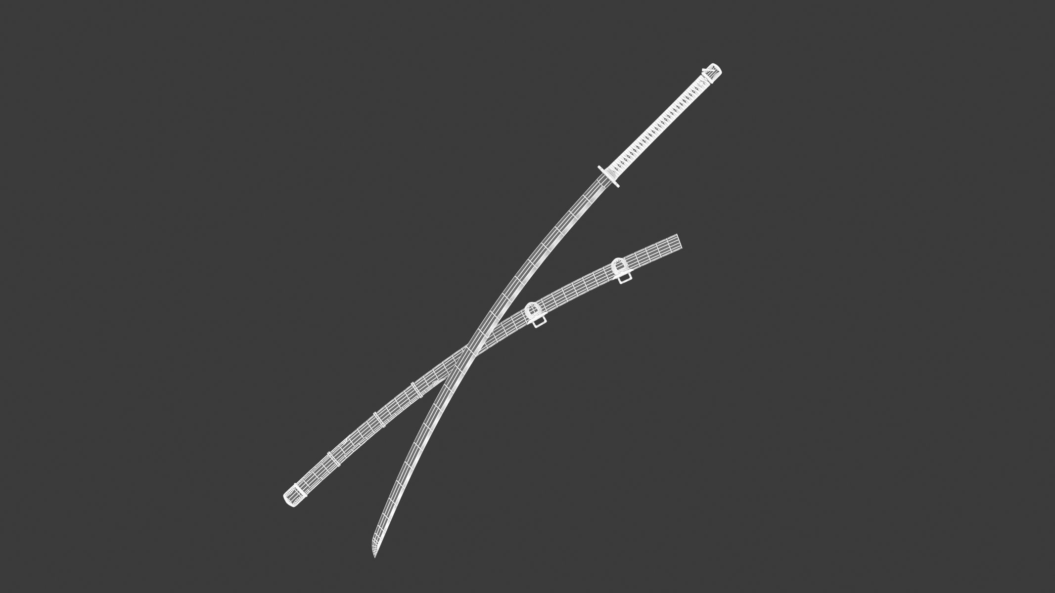 Long Odachi Sword 3D model | CGTrader