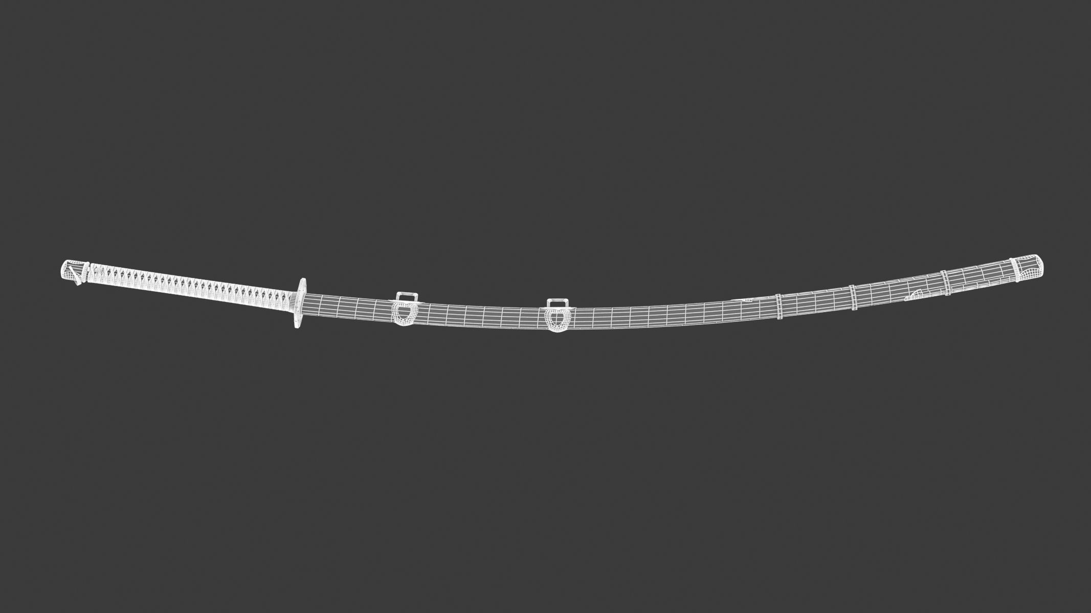 Long Odachi Sword 3D model | CGTrader