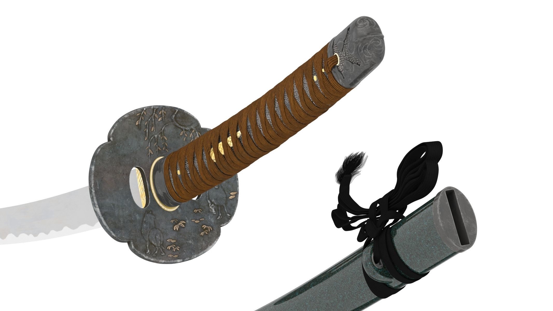 Tachi Sword 3D model | CGTrader