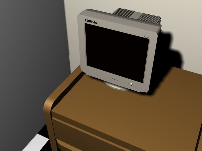 Old Computer P3 1999 3D model | CGTrader