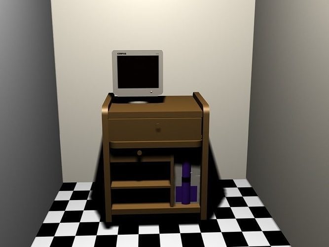 Old Computer P3 1999 3D model | CGTrader