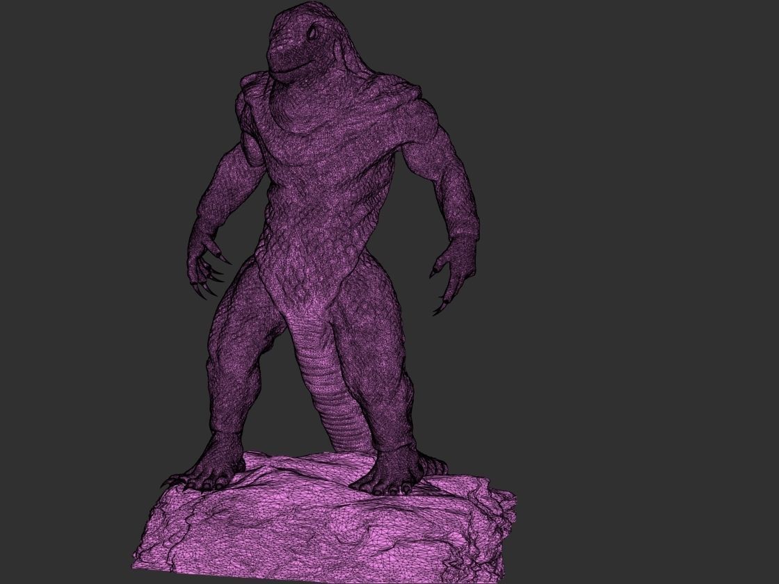 Lizardman 3d print model lizard 3D model | CGTrader