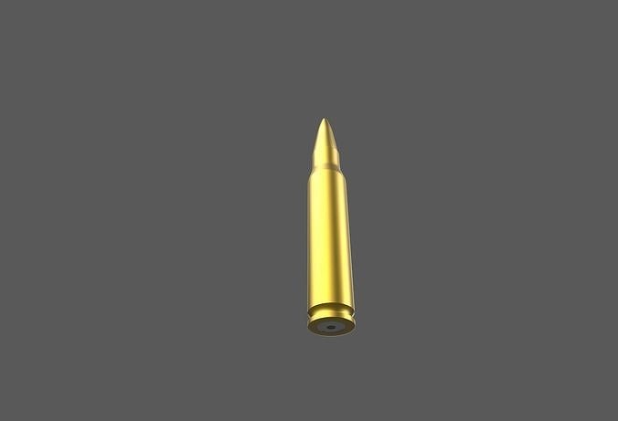 bullet 5x56 free VR / AR / low-poly 3D model | CGTrader