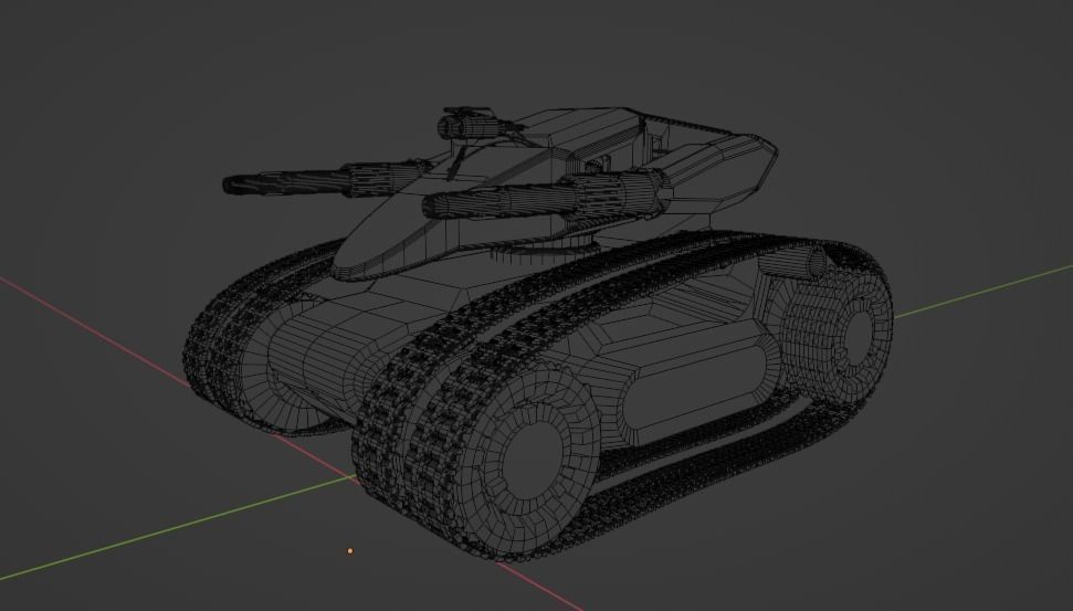 Cyber Tank 3D model animated | CGTrader