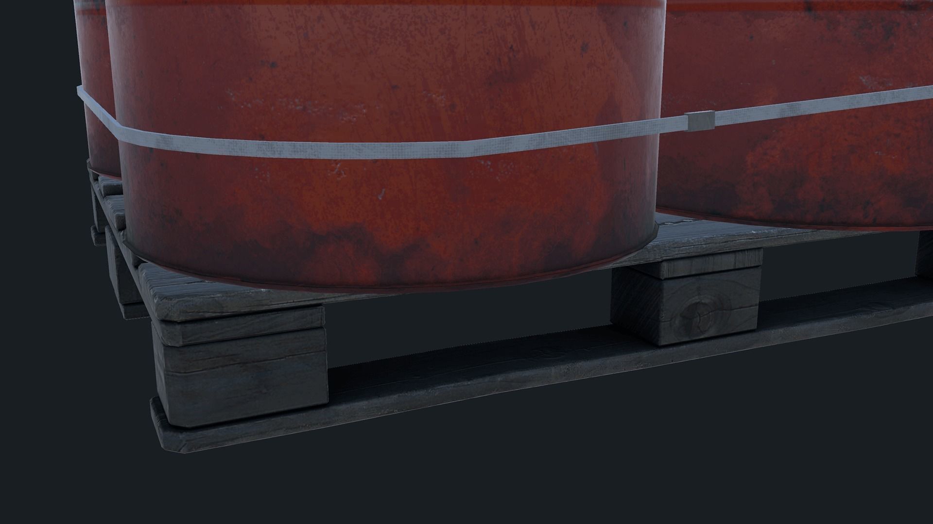 3D model Barrels stack VR / AR / low-poly | CGTrader