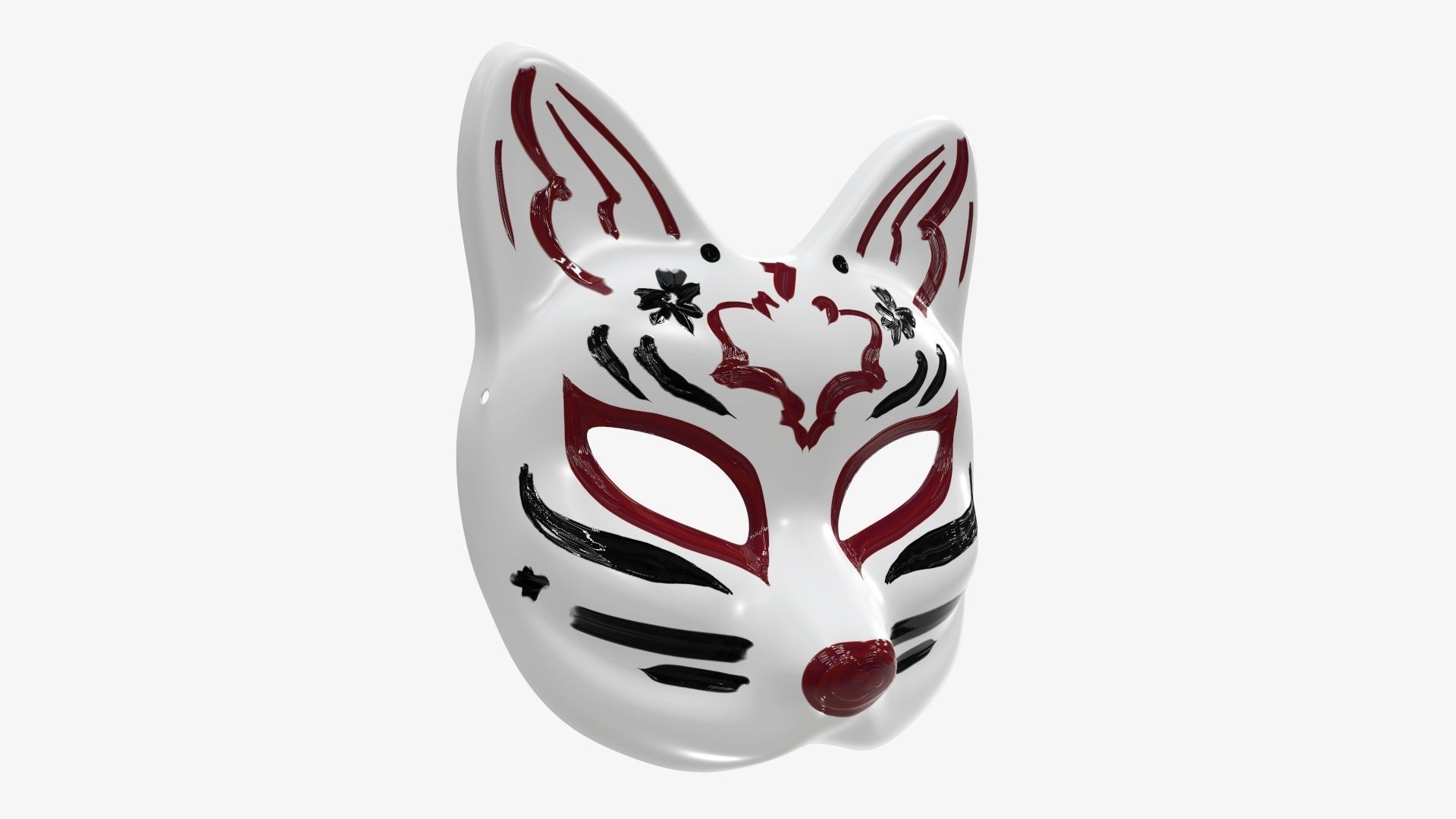 Japanese kitsune fox rabbit demon mask 3D Model Collection | CGTrader