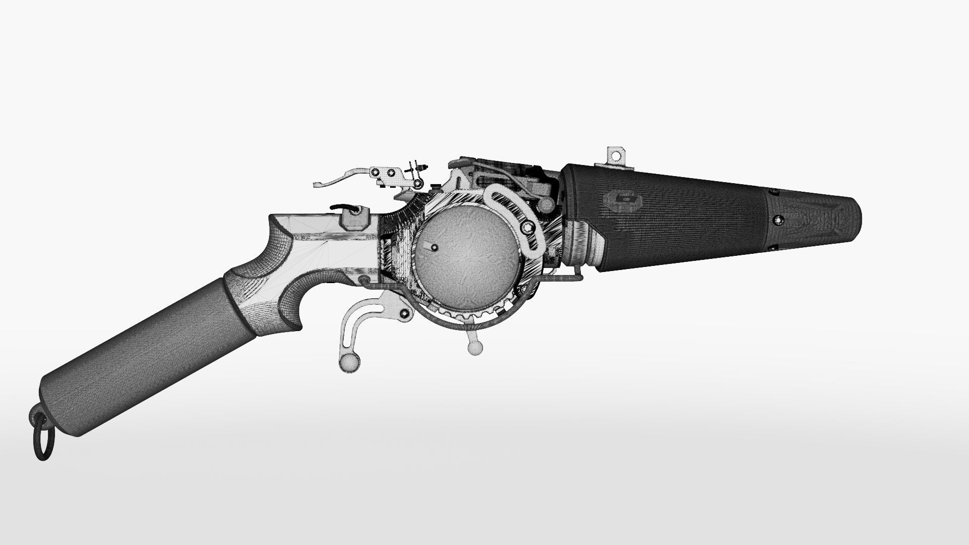 Valient Thor II Space Pistol 3D model | CGTrader