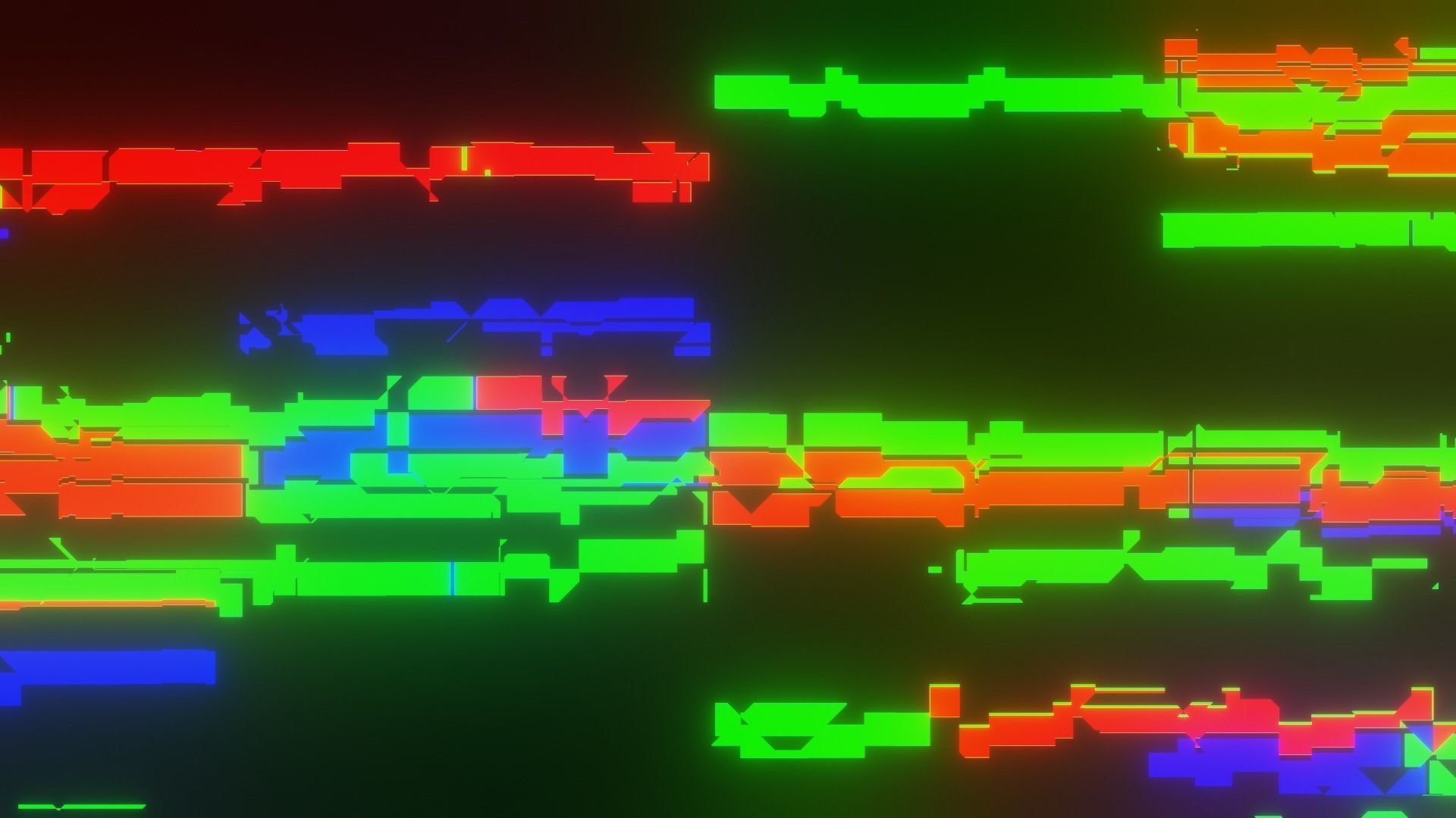 3D model Glitching Animation - made in Blender VR / AR / low-poly | CGTrader