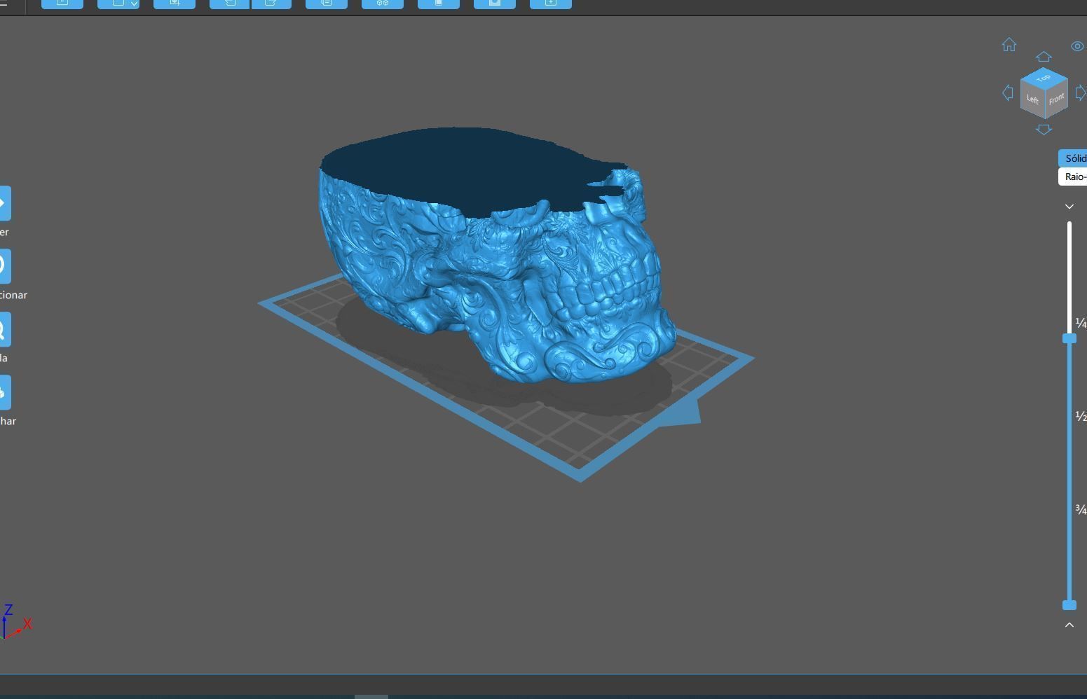 Skull Calavera Ornamental 3D model 3D printable | CGTrader