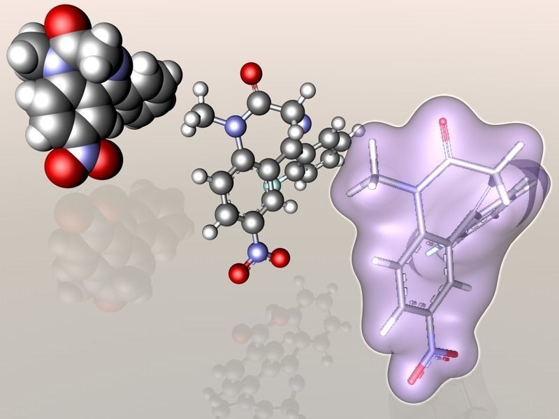 Flunitrazepam or rohypnol molecule 3D model | CGTrader