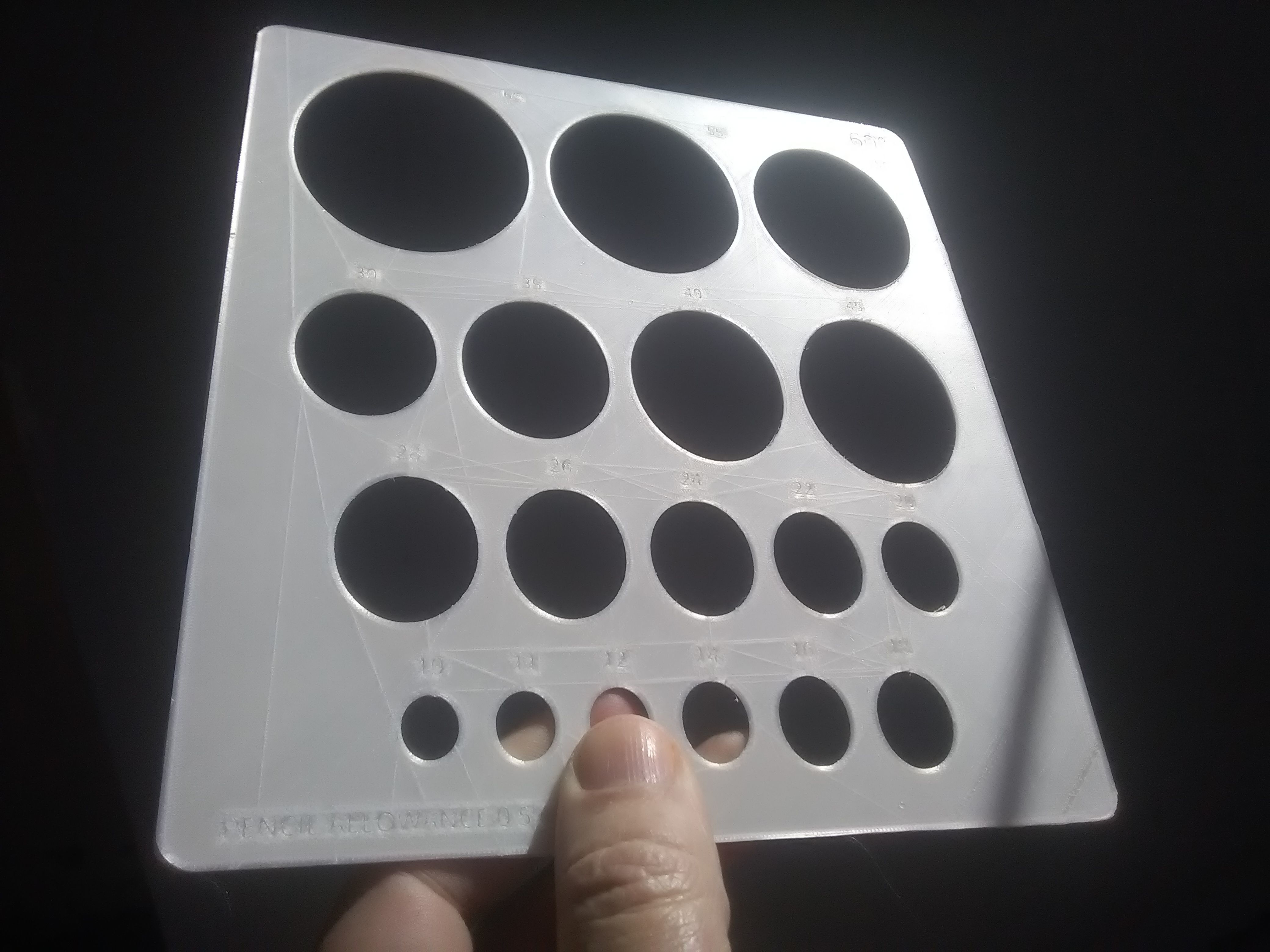 Ellipse Templates - Set of 4 free 3D model 3D printable | CGTrader